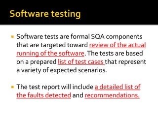 Components of the sqa system | PPTX