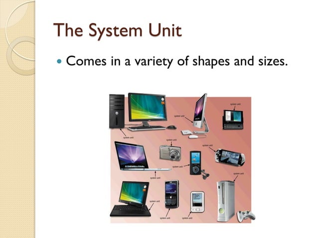 Components of the System Unit.pdf | Consumer Electronics | Technology ...