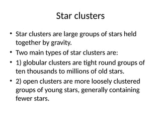 COMPONENTS OF THE UNIVERSE created by vishwanath pai | PPTX
