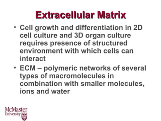 Components of tissue engineering | PPT