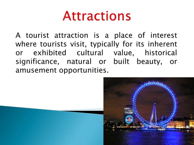 Components of tourism | PPTX