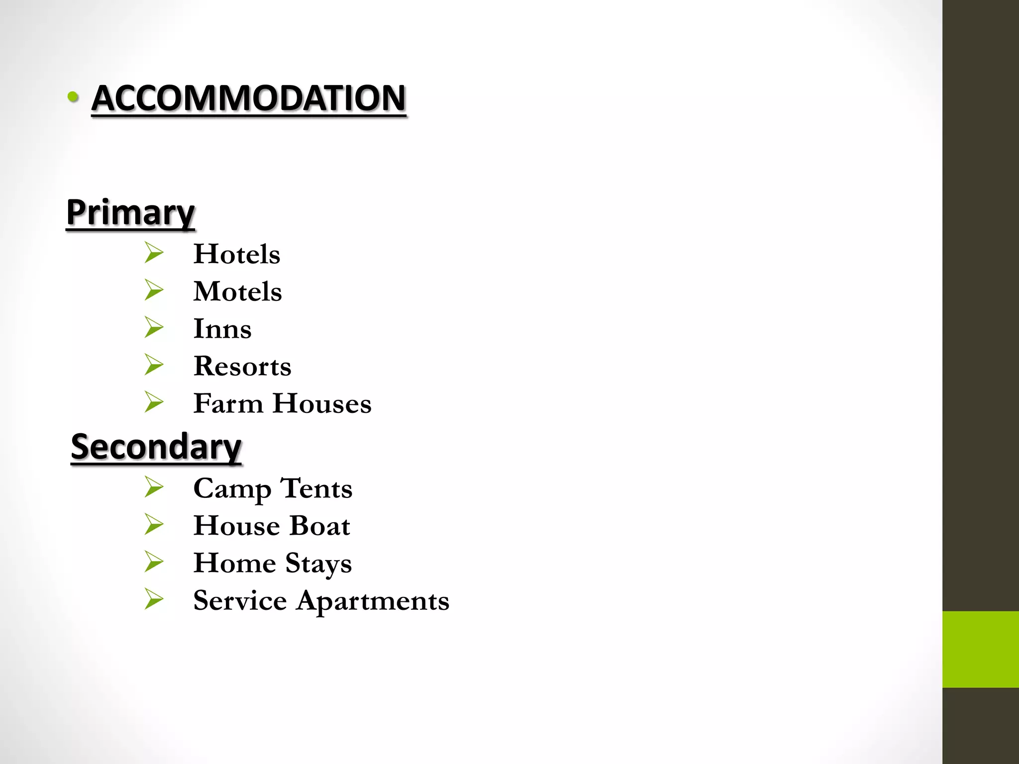 Components of tourism | PPTX