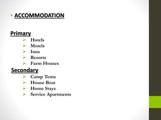 Components of tourism | PPTX
