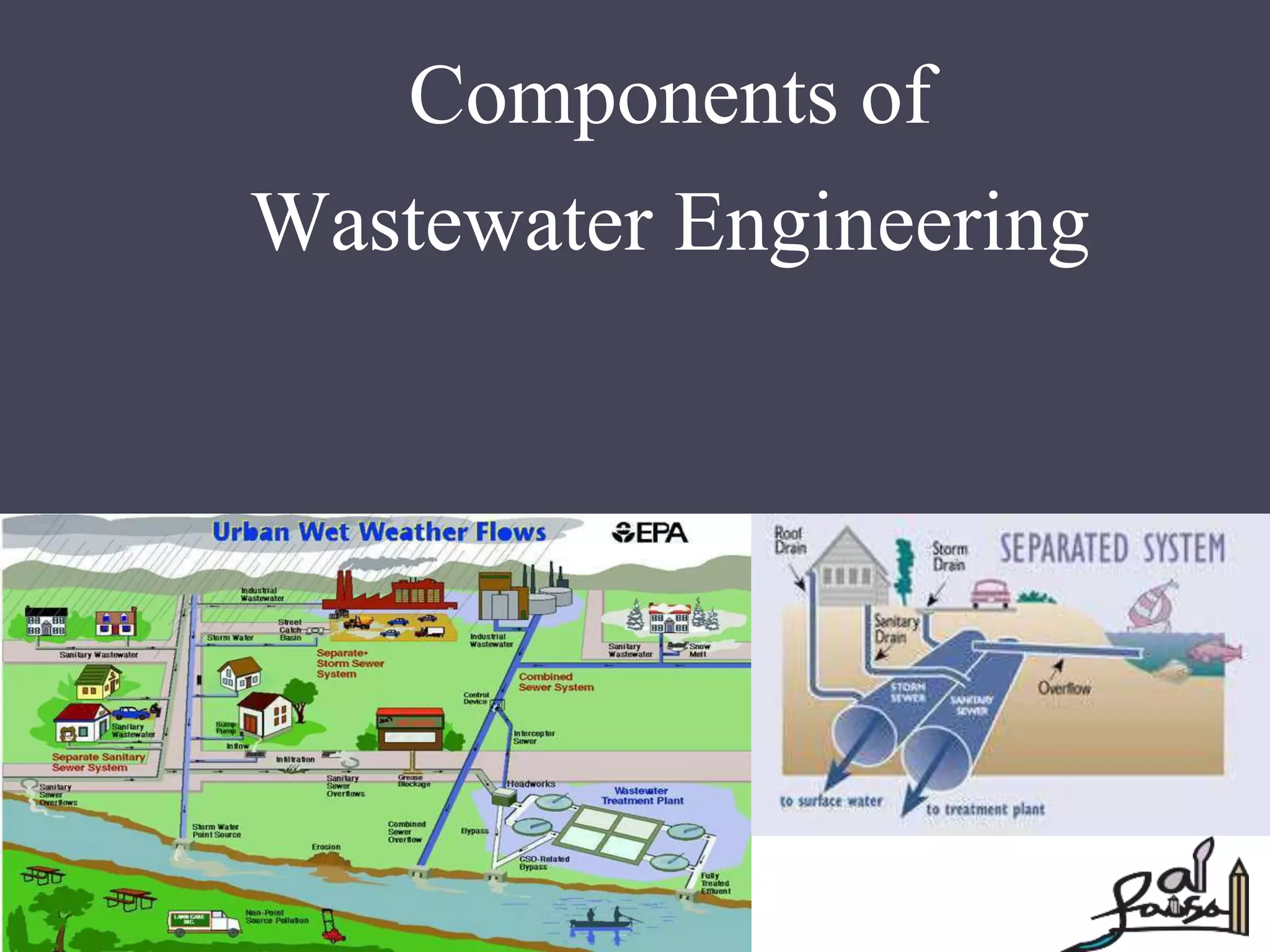 Components of wastewater engineering | PPT