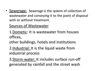 Components of wastewater engineering | PPT