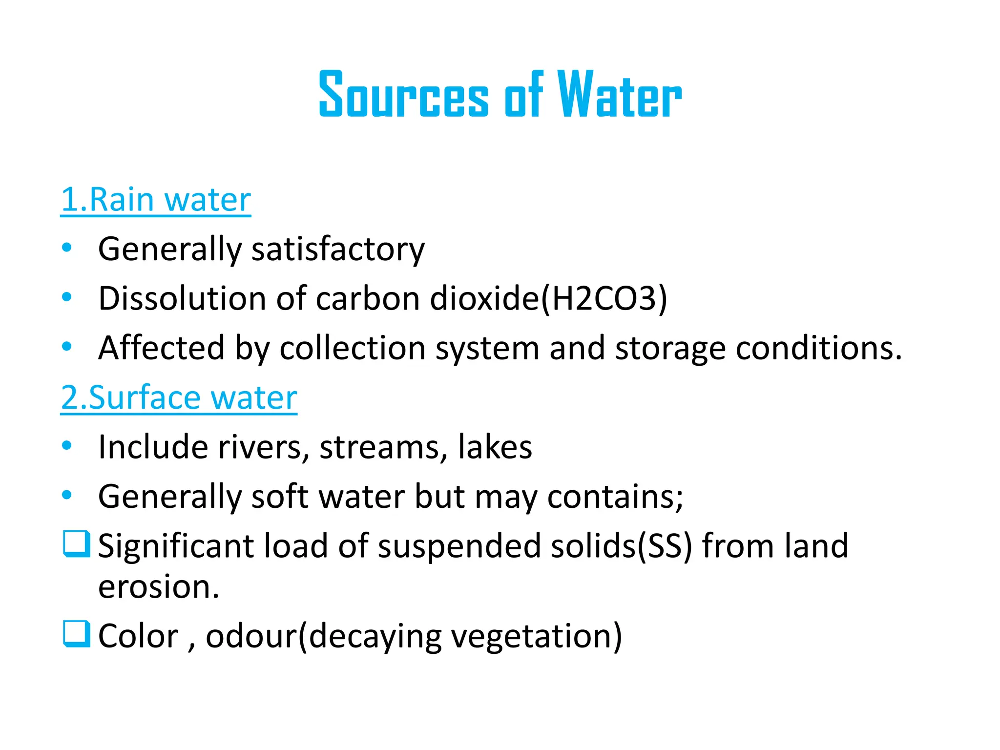 Components of Water Supply.public health engineering and water ...