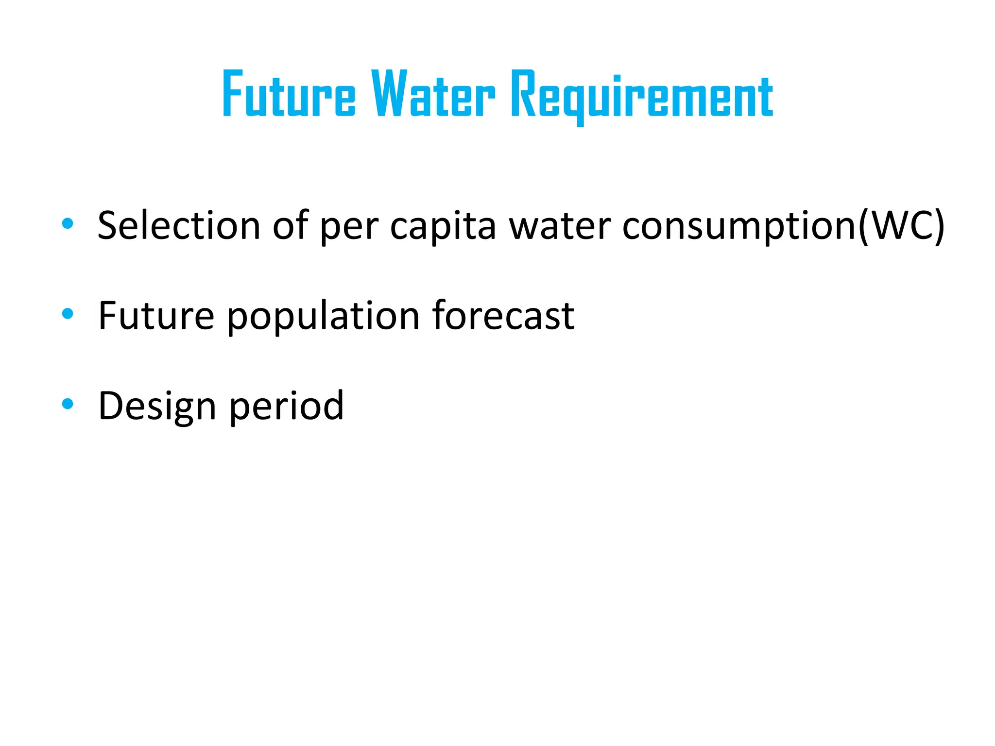 Components of Water Supply.public health engineering and water ...