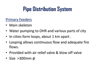 Components of Water Supply.public health engineering and water ...