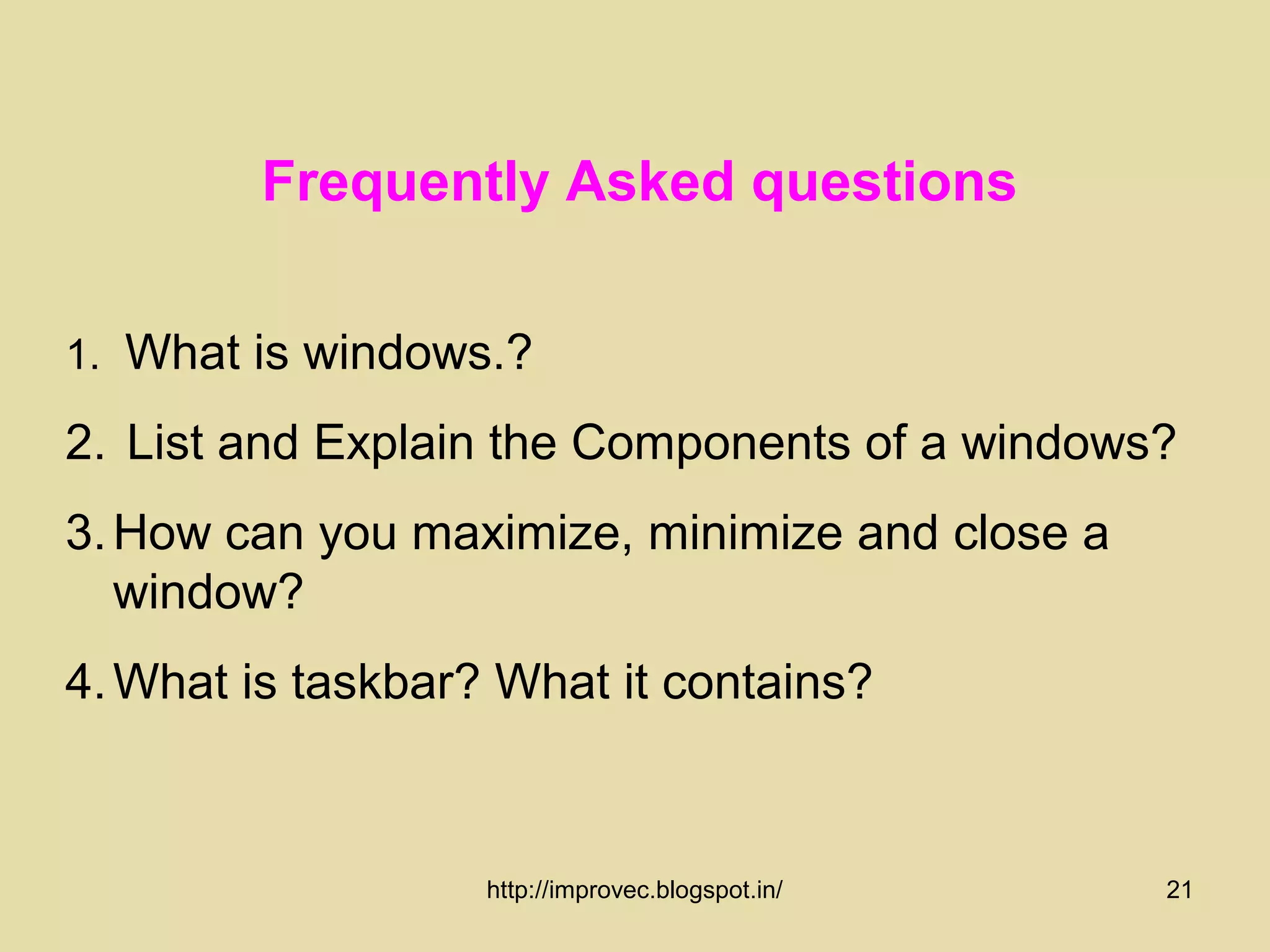 Components of windows.36