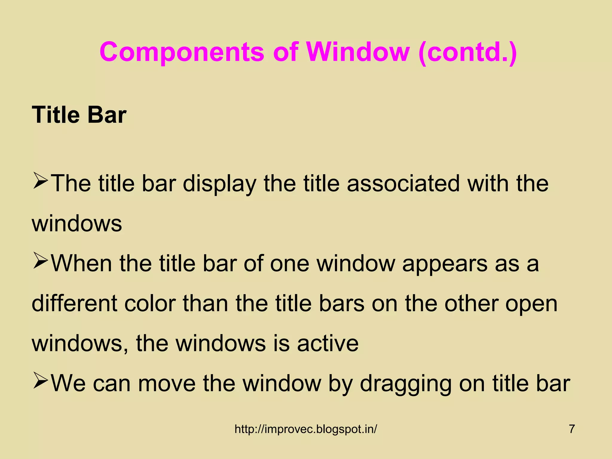 Components of windows.36