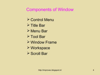 Components of windows.36