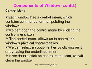 Components of windows.36