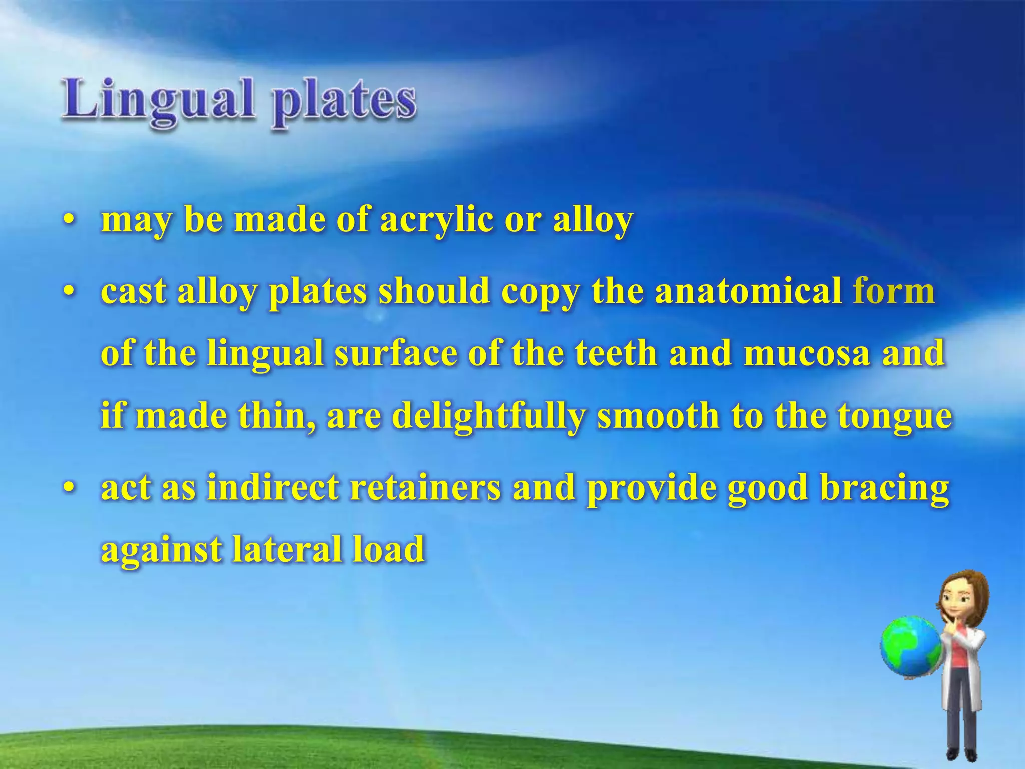 Component Parts of A Partial Denture | PPTX