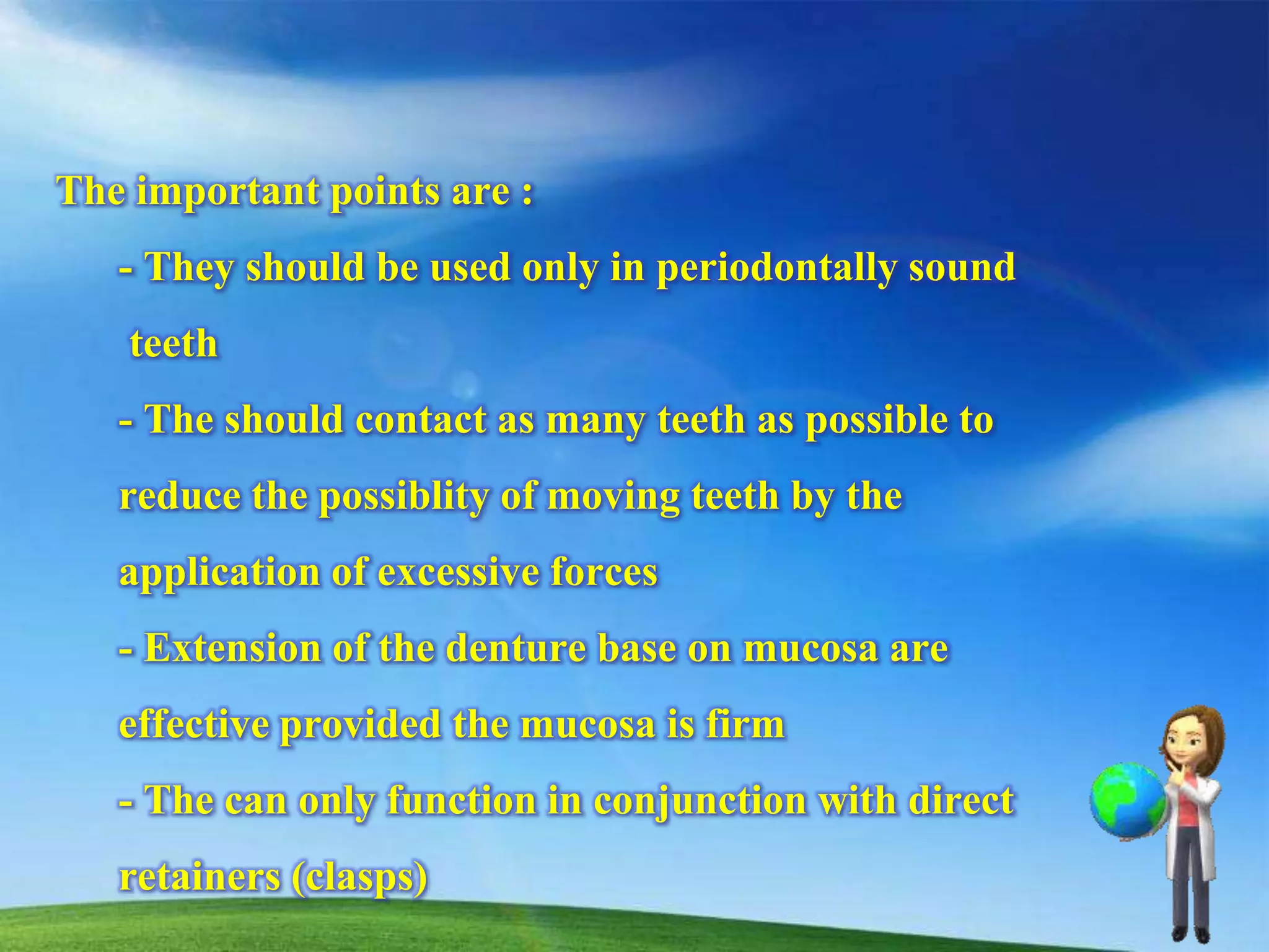 Component Parts of A Partial Denture | PPTX