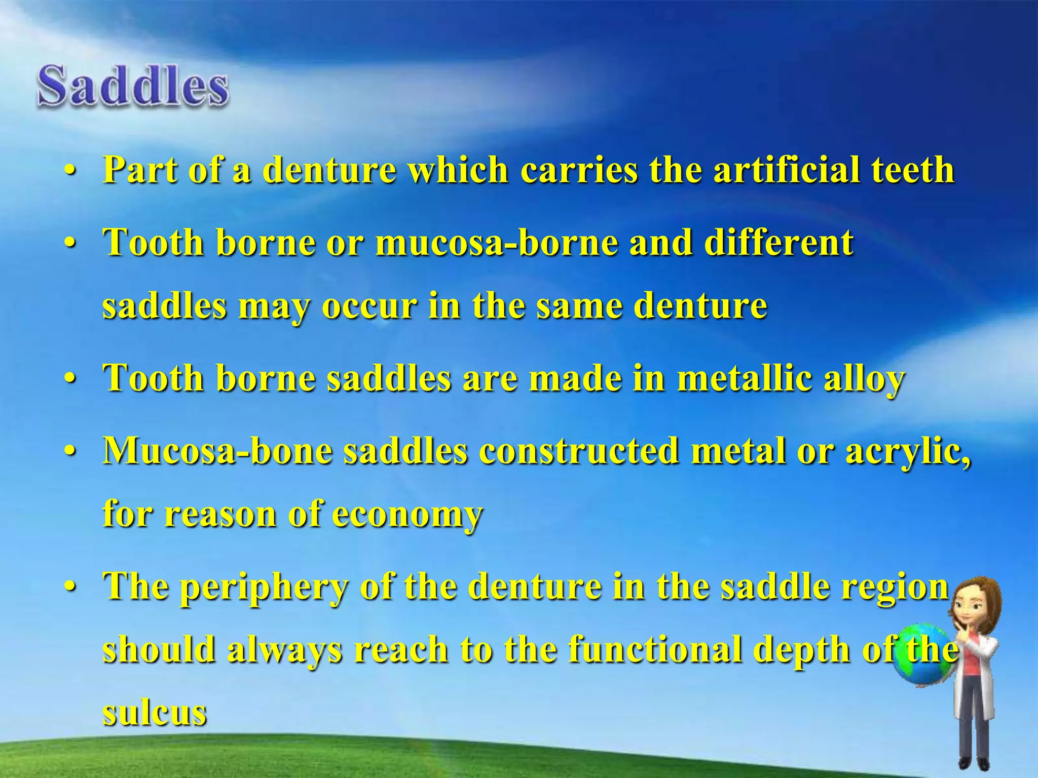 Component Parts of A Partial Denture | PPTX