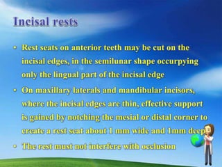 Component Parts of A Partial Denture | PPTX