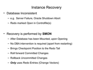 Presentation Oracle Undo & Redo Structures | PPT | Databases | Computer Software and Applications