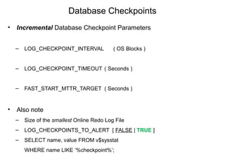 Presentation Oracle Undo & Redo Structures | PPT | Databases | Computer Software and Applications