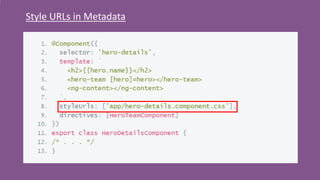 Angular 2 Component styles | PPT