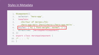 Angular 2 Component styles | PPT