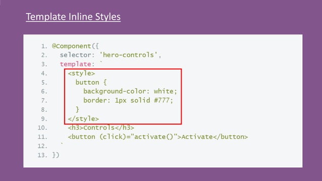 Angular 2 Component styles | PPT Angular 2 Component styles | PPT