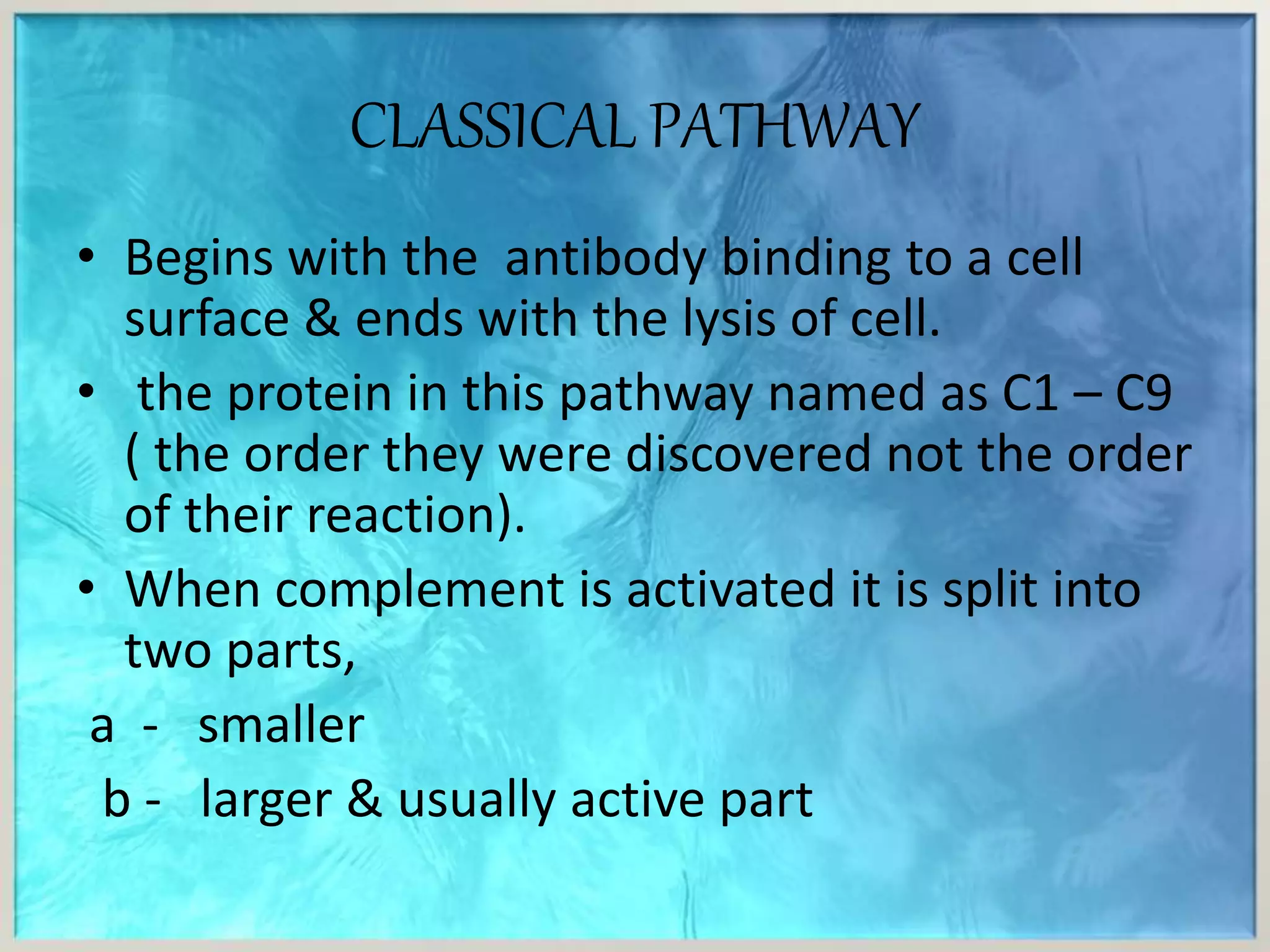 Complement system | PPTX