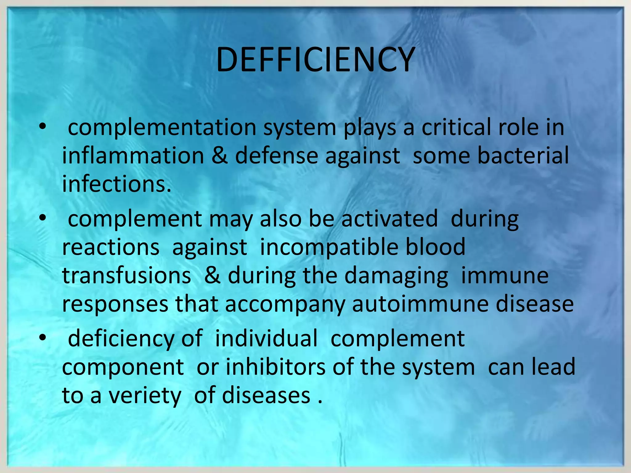 Complement system | PPTX