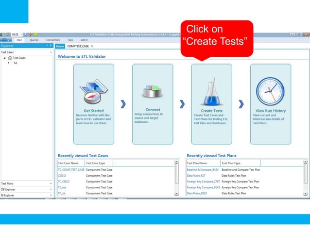 ETL Validator: Component Test Case Wizard | PPTX