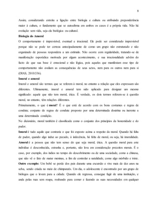 Comportamento humano e moral | DOCX
