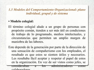 Comportamiento organizacional unidad 1 | PPT