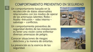 Comportamiento preventivo en seguridad | PPTX