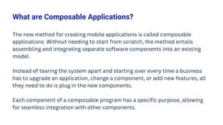 Everything you need to know about Composable Applications | PDF