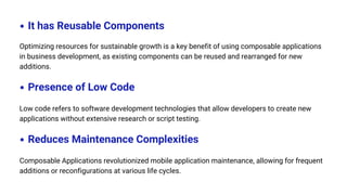 Everything you need to know about Composable Applications | PDF