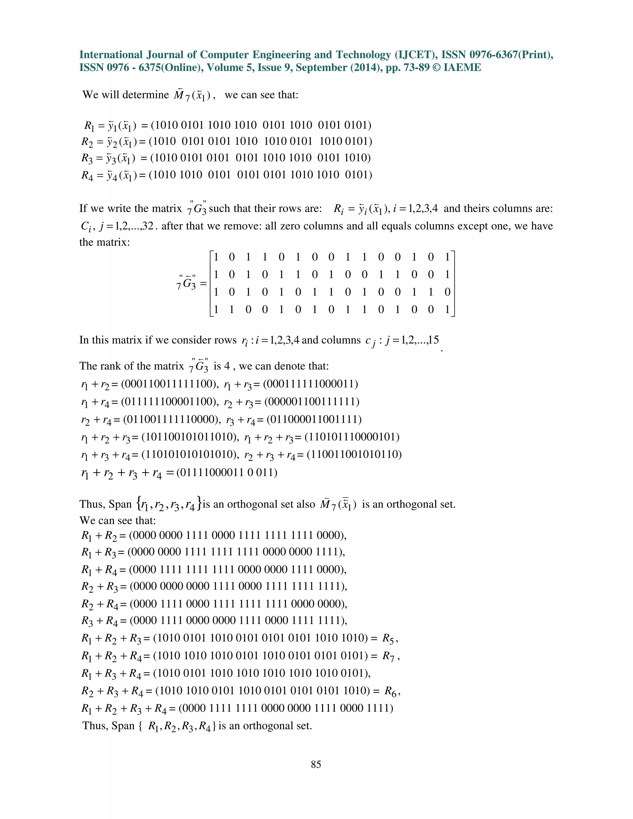 Composed short m sequences | PDF