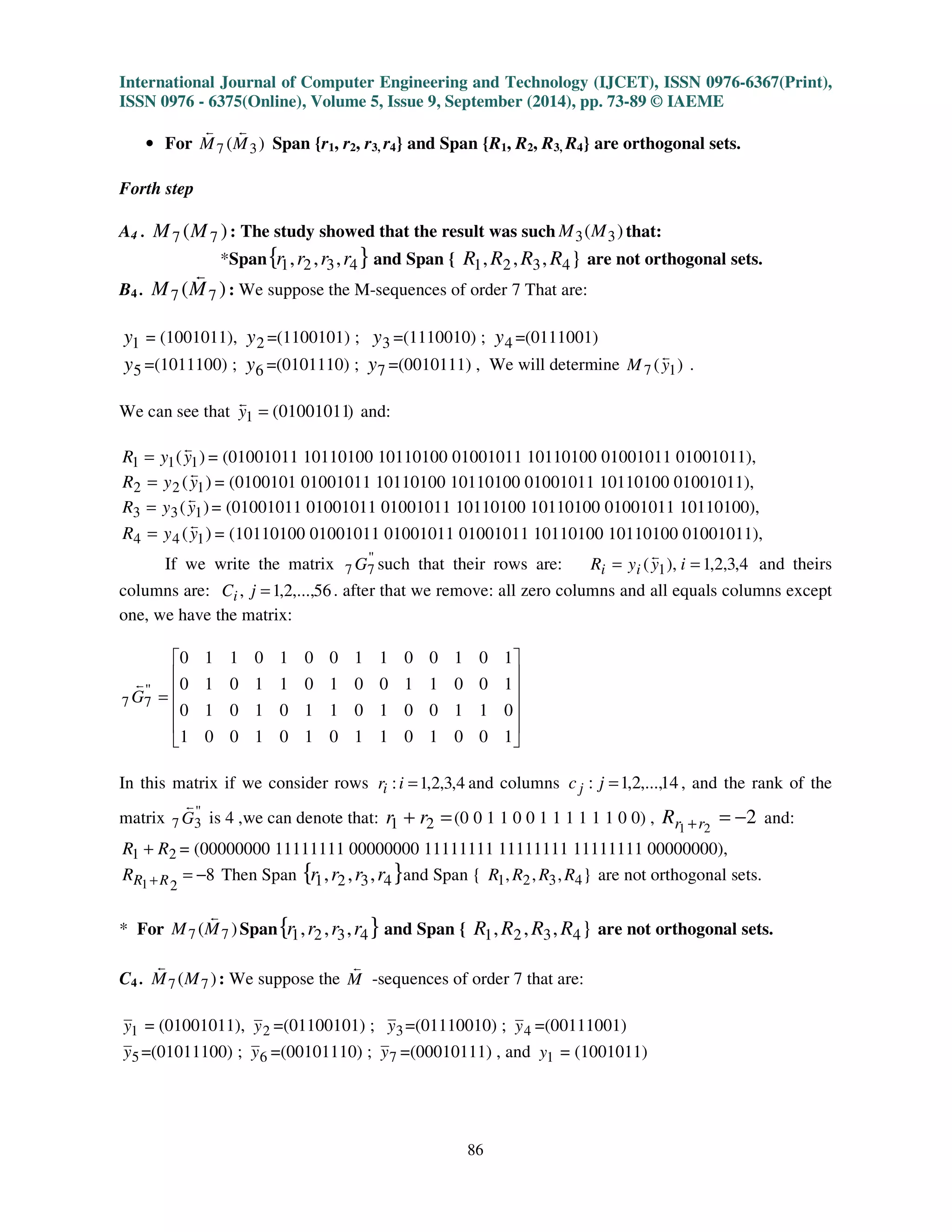 Composed short m sequences | PDF