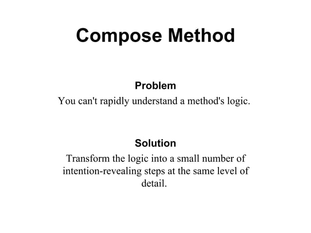 Compose Method | PPT