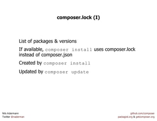 Composer (PHP Usergroup Karlsruhe) | PDF