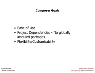 Composer (PHP Usergroup Karlsruhe) | PDF