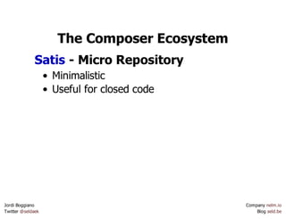 Dependency Management with Composer | PPT