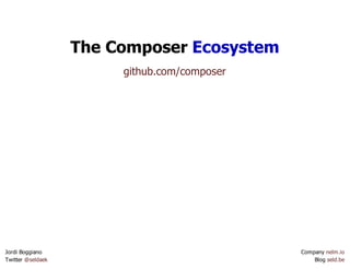 Dependency Management with Composer | PPT