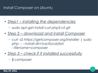 What is Composer and how to install it on Ubuntu | PPT