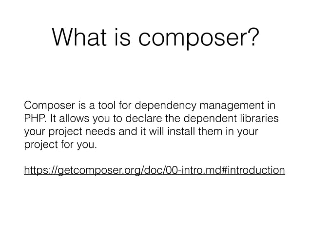 Composer intro | PPT