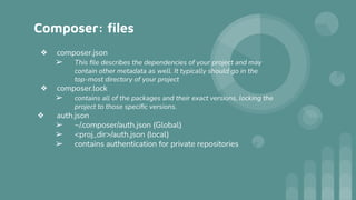 Composer Best Practices | PDF