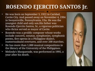 Contemporary Philippine Music: 20th Century Traditional Composers | PPTX