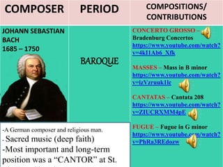 Composers and its compositions-w2 | PPTX