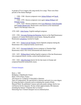 Composers of the middle ages | DOC