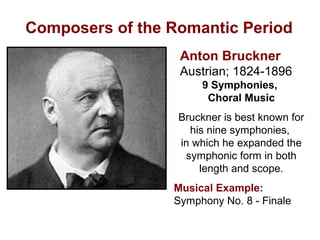 Composers of the Romantic Period | PPT