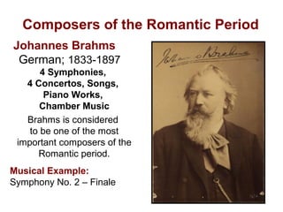 Composers of the Romantic Period | PPT