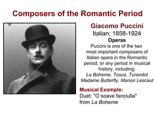 Composers of the Romantic Period | PPT