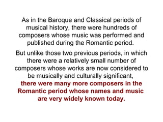 Composers of the Romantic Period | PPT